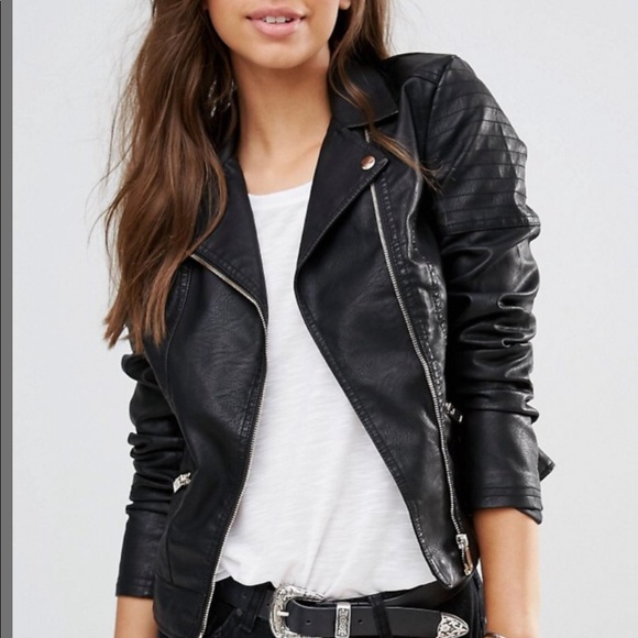 silence + noise | Jackets & Coats | Faux Leather Jacket | Poshmark